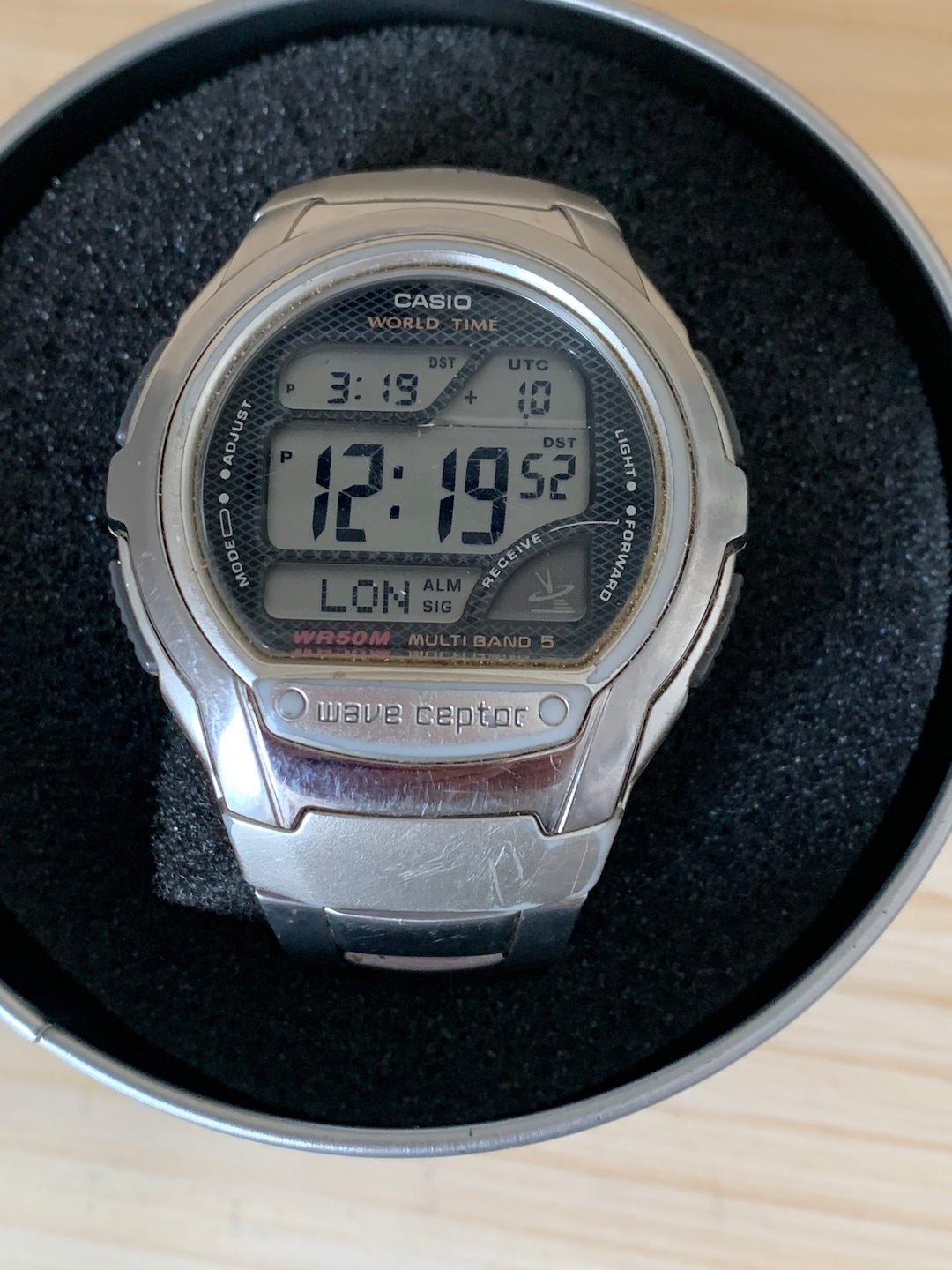 Casio Wave Ceptor Alarm Chronograph Radio Controlled Watch VW-58U - Etsy