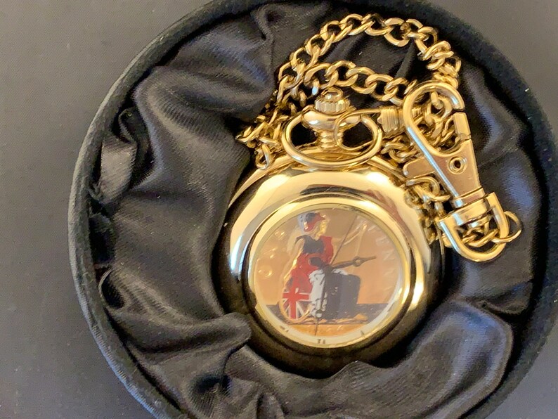 Half Hunter Pocket Watch One Penny Watch 1936 Penny With - Etsy