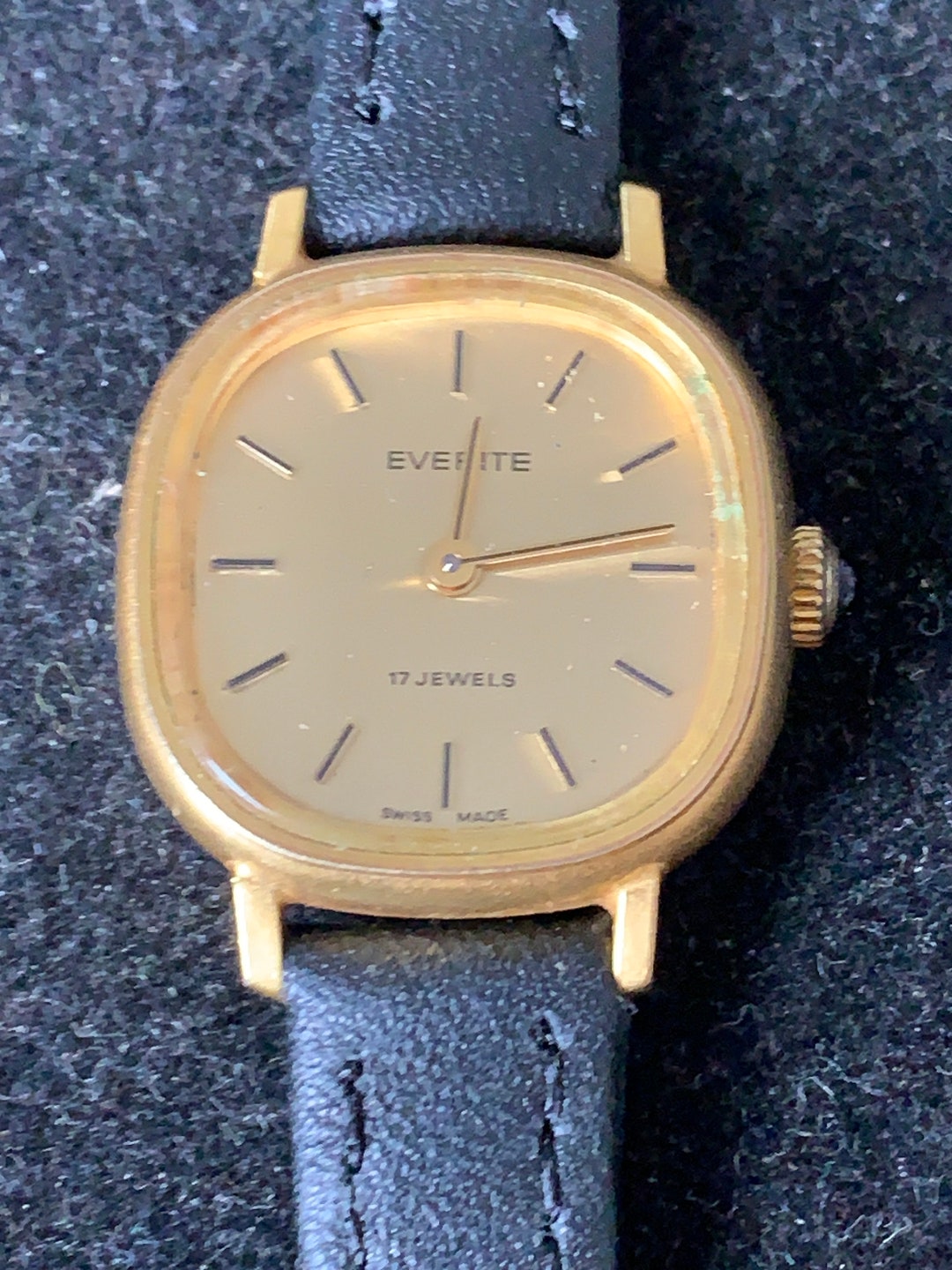 Vintage C1980s Everite Ladies 17 Jewel Mercanical Watch - Etsy