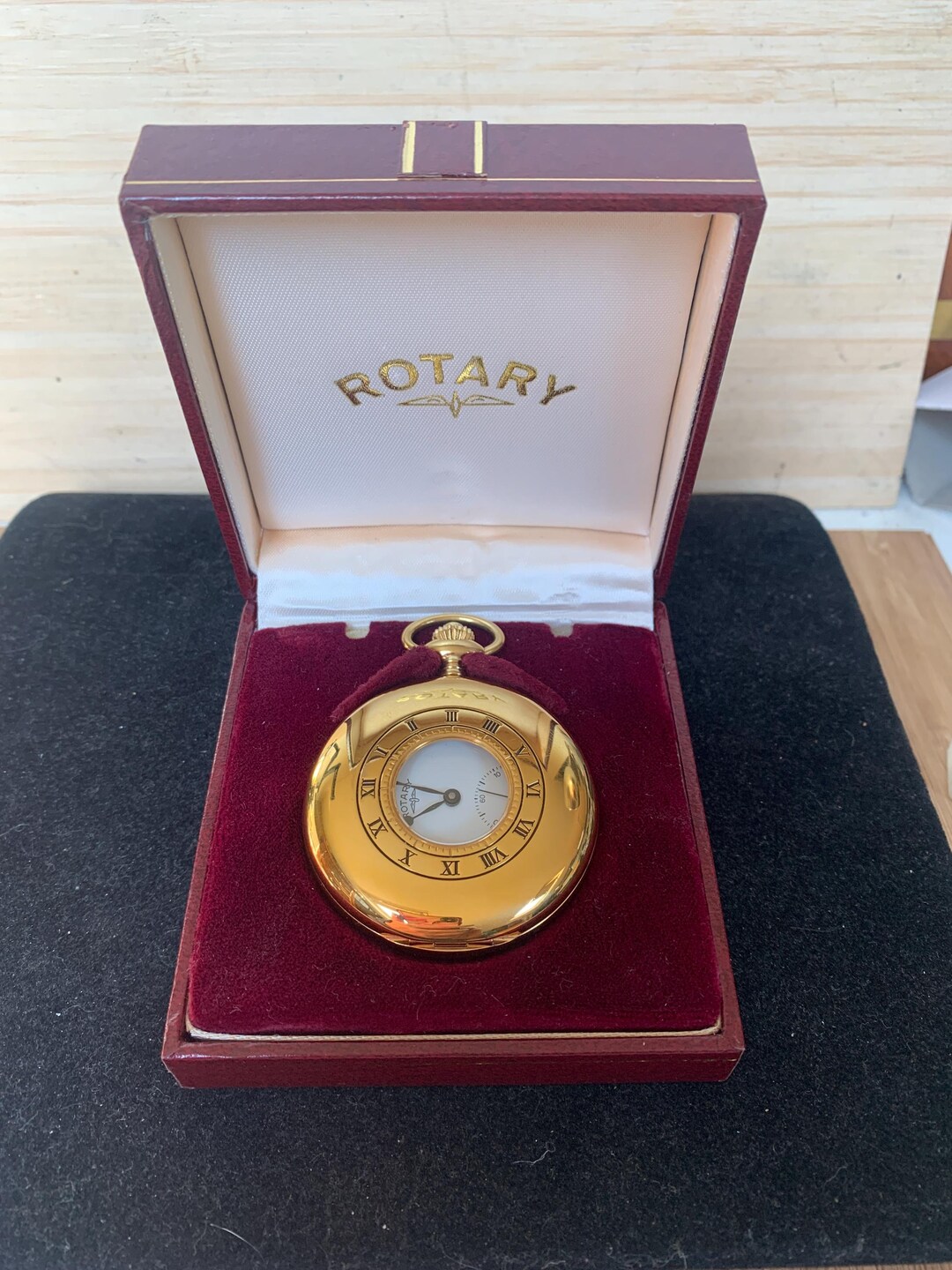 Beautiful Vintage Rotary Half-hunter Pocket Watch and Original Box - Etsy