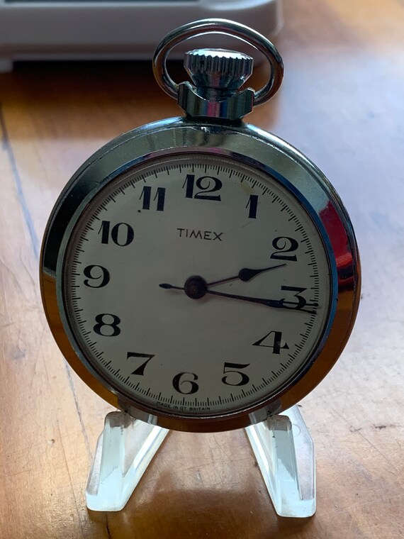 RARE Vintage Late 1950s Timex Pocket Watch - Gem