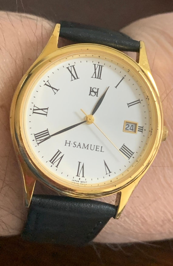 Vintage H Samuel gents quartz Dress watch … - Gem