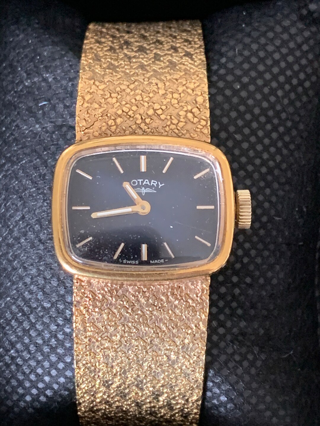 Beautiful Rotary LADIES Gold Plated Blue Dial Watch With - Etsy