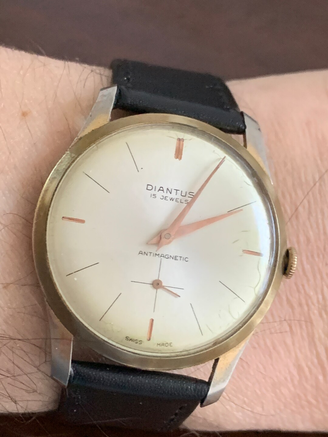 Men's Vintage Diantus 15 Jewels Watch Cal EB 1197 C1950s - Etsy