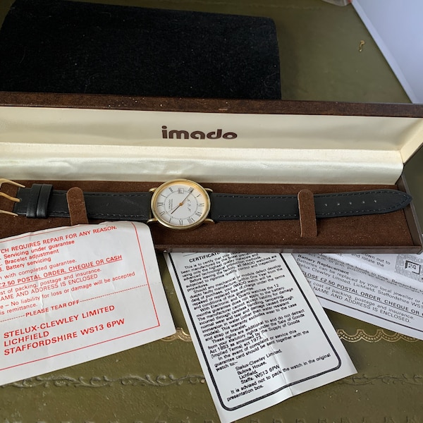 Mens Vintage White Dial Dress Watch - Etsy