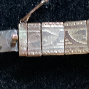 Vintage AM Double Gold Tome Mesh Bracelet Bangle Bracelet AF - Etsy