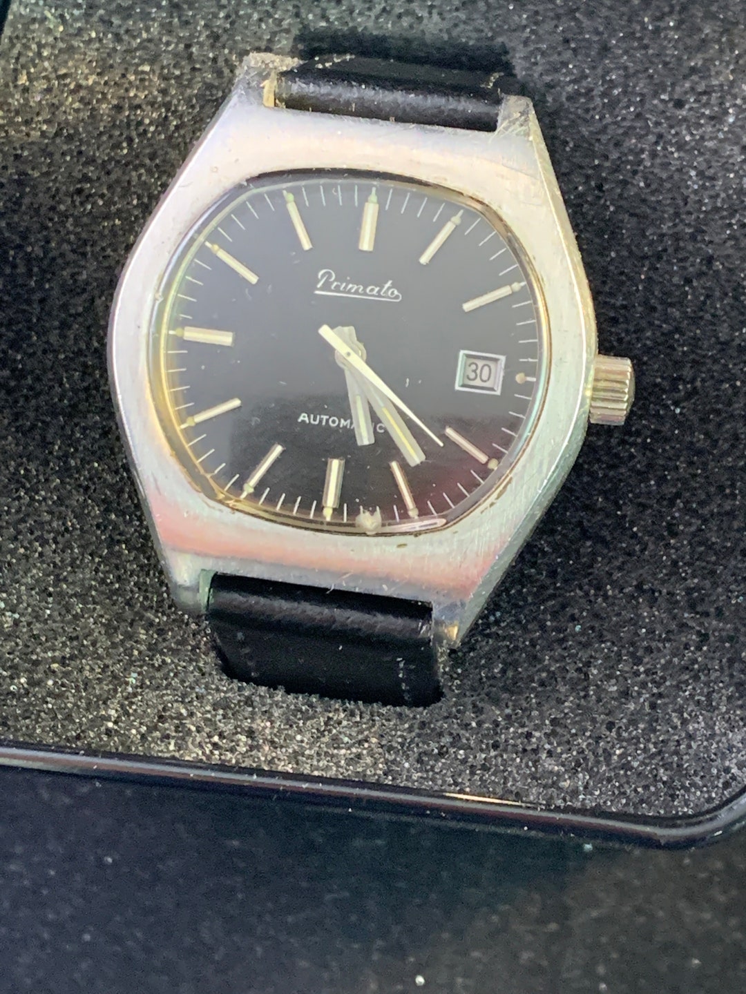 1970s Vintage Primato Super Automatic All Stainless Steel 2783 FF Men's ...