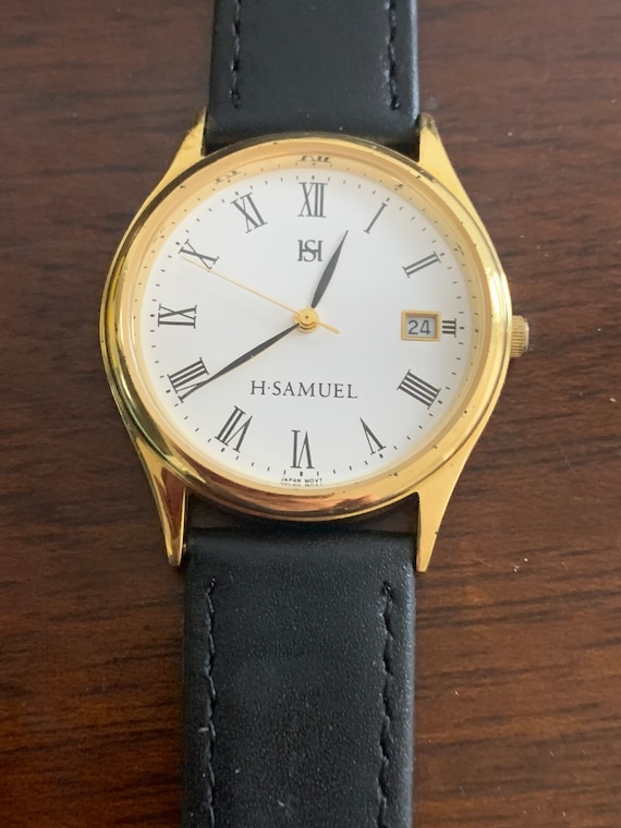 Vintage H Samuel gents quartz Dress watch … - Gem