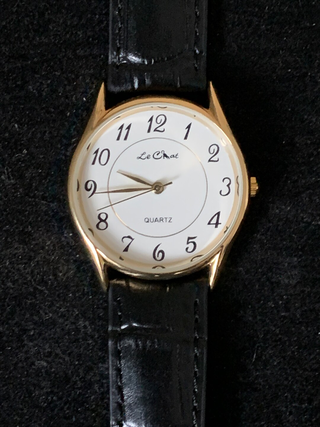 Simple No Fuss Le Chat White Face Watch - Etsy
