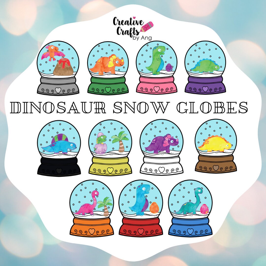 Dinosaur Snow Globes