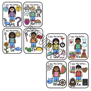 I Spy ABC Flashcards - Online Teaching Props - Preschool/prek Classroom ...