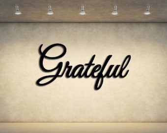 Gratitude sign | Etsy