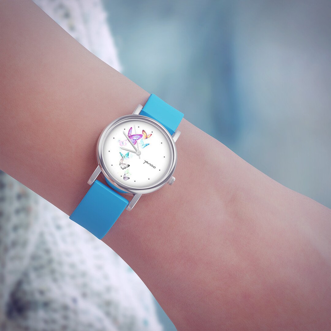 Small Watch Butterflies Silicone, Blue - Etsy
