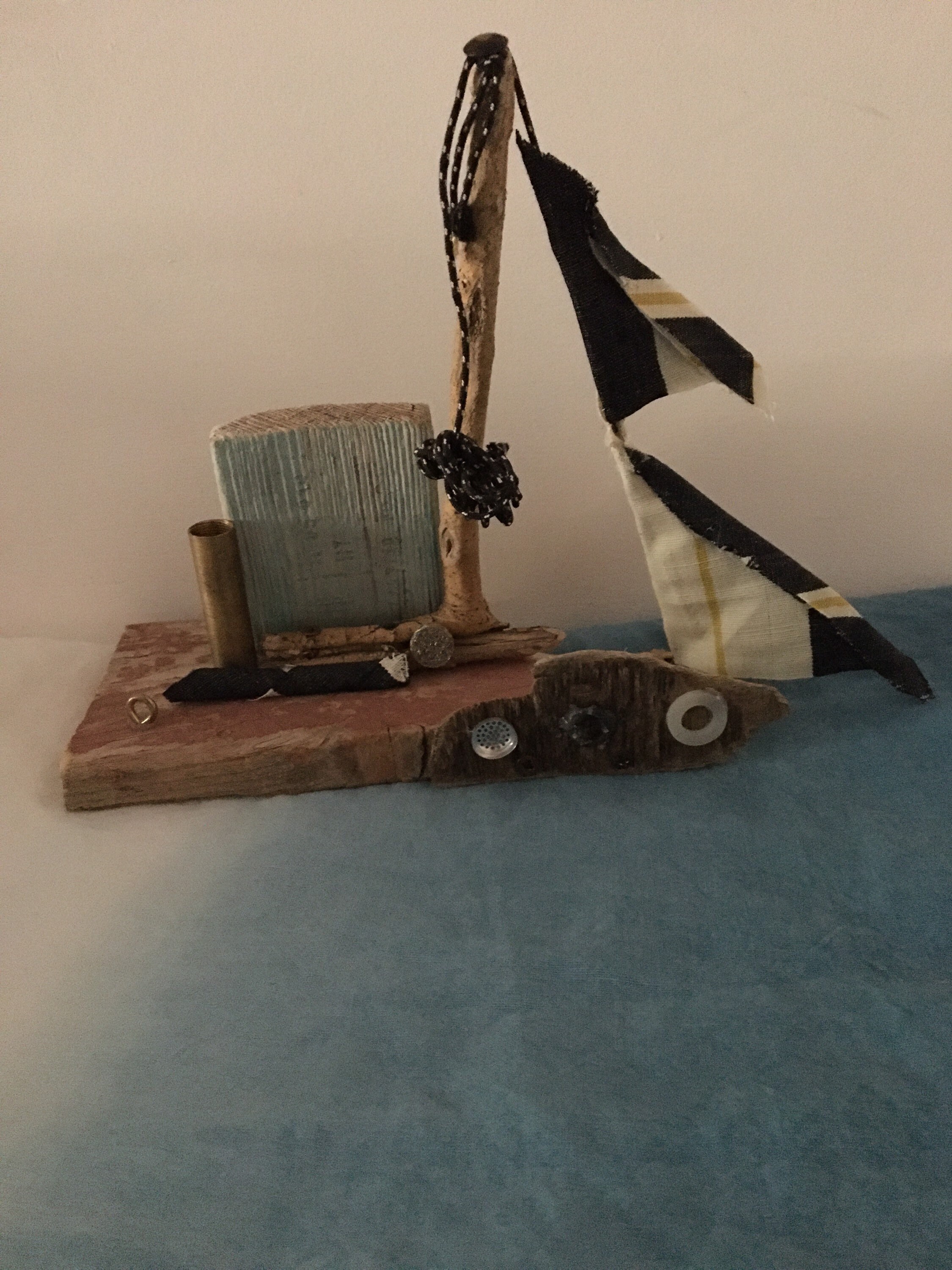 Wood Boat, Rustic Natural Wood Ship, Wood Toy Boat, Wood Decoration for ...