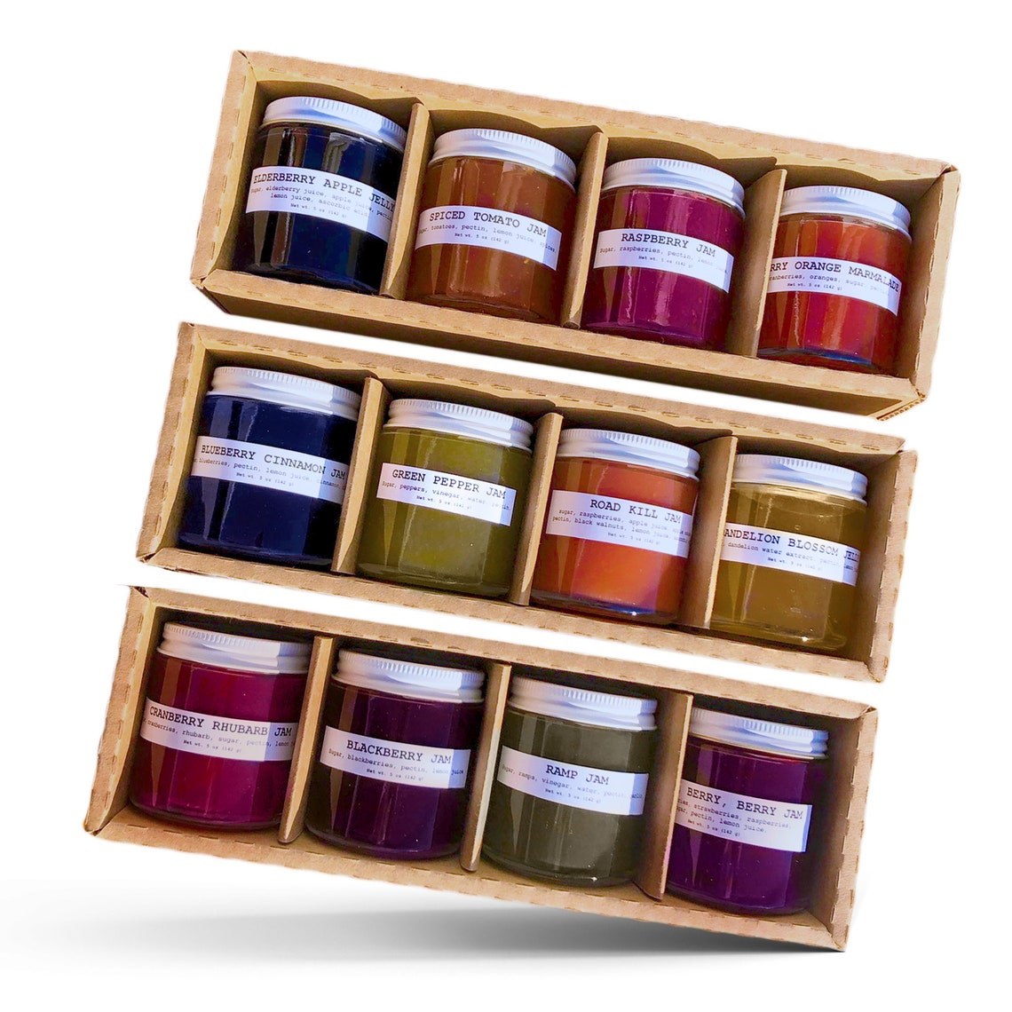 Artisan Jams & Jellies Assorted 12-pack - Etsy