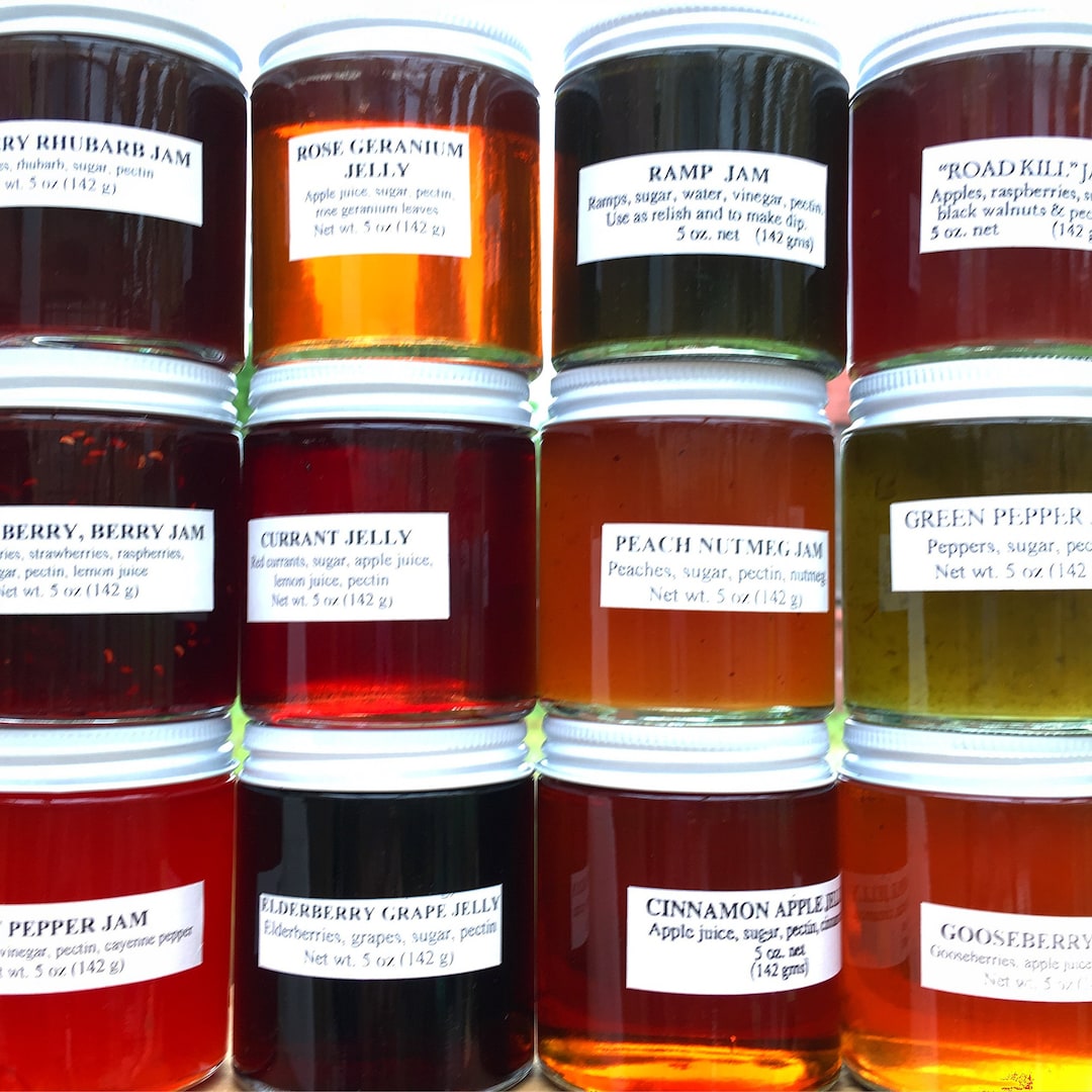 Artisan Jams, Jellies, Butters, Marmalades - Etsy