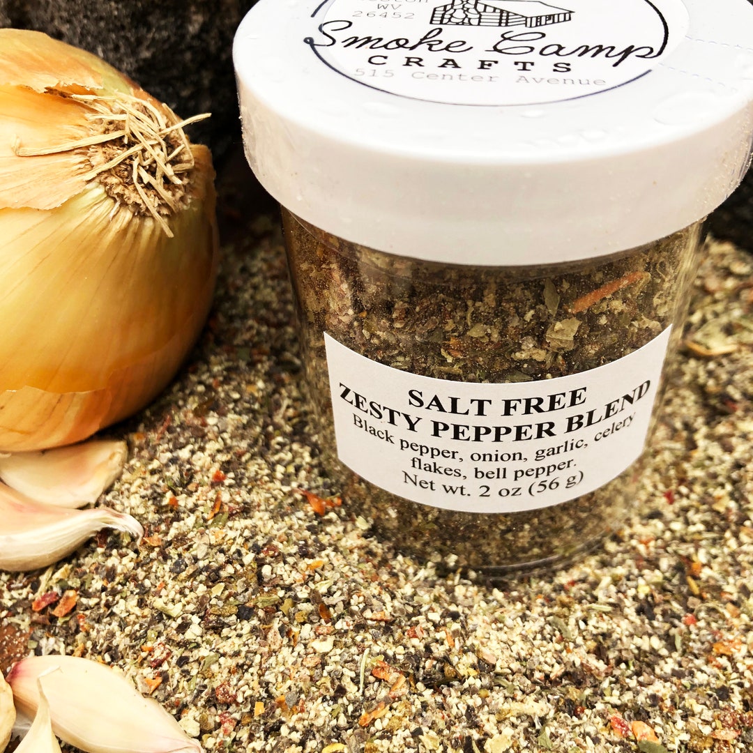 Salt Free Zesty Pepper - 2 Oz - Seasoning Spice Blend Black Pepper ...