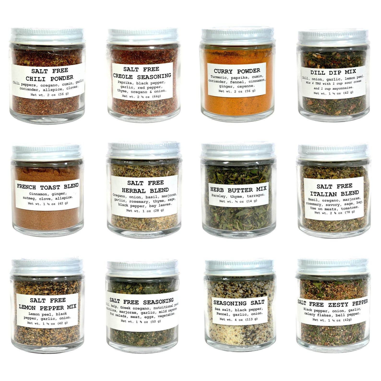 12 Pack Gift Set of Smoke Camp Crafts Culinary Blends - Chef's Gift Set ...