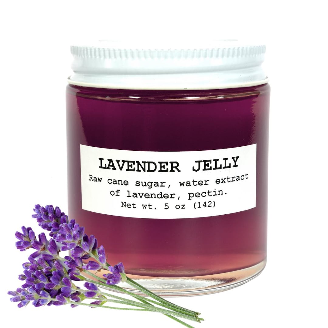 Lavender Jelly - 5 Oz - Craft, Gourmet, Unusual Jams & Jellies Made in ...