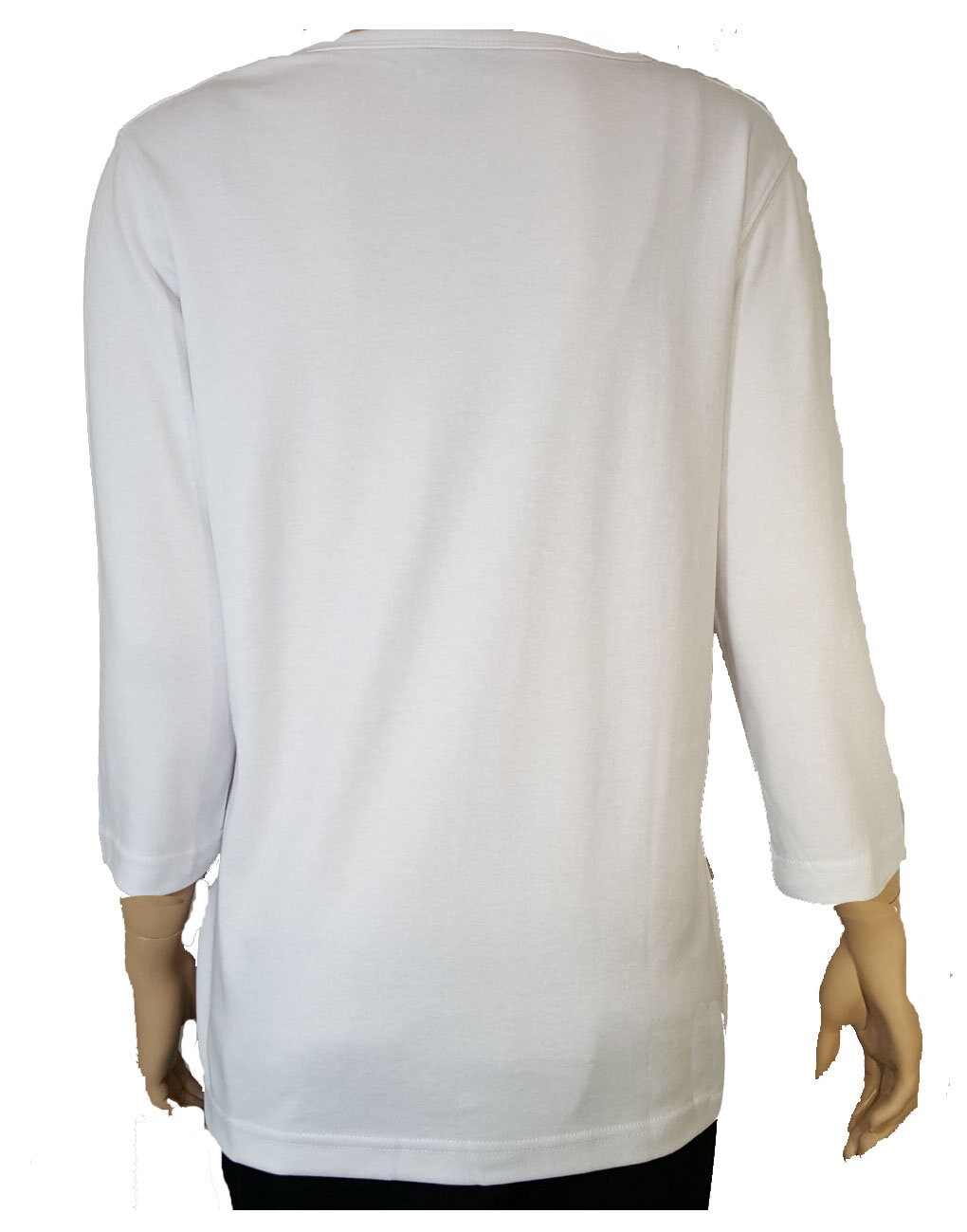 Bling shirt white with rhinestone embellished neckline. Short | Etsy