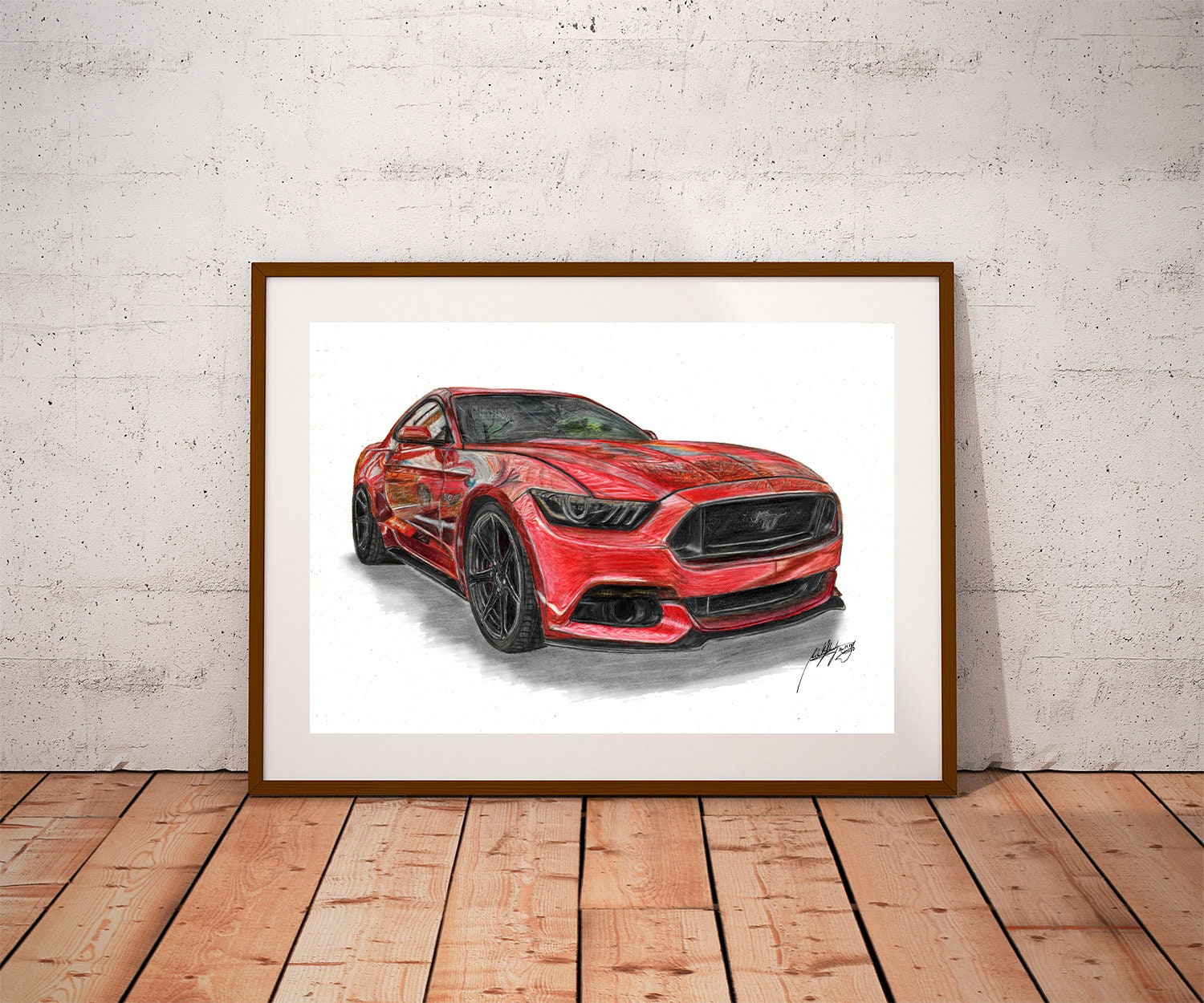 Ford Mustang Digital Download File, Decor Digital Home Decor Wall Art ...