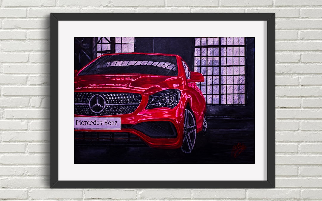 Mercedes Benz Digital Download File, Decor Digital Home Decor Wall Art ...