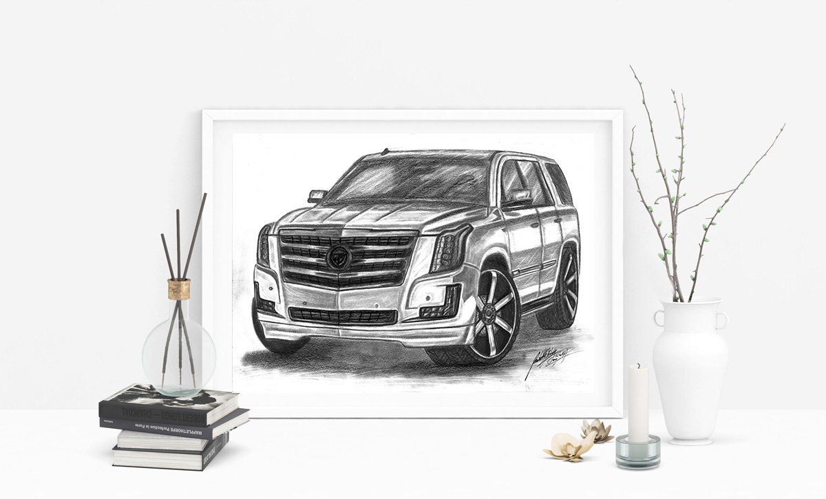 Cadillac Digital Download File, Decor Digital Home Decor Wall Art, fine ...