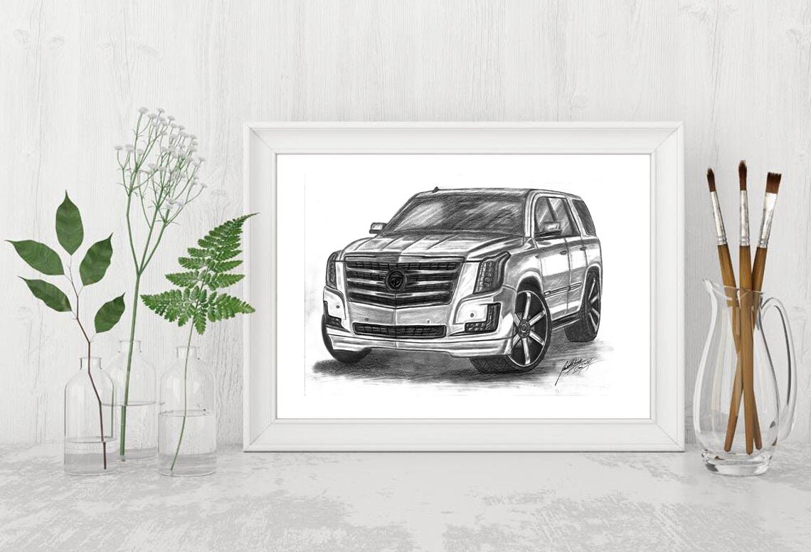 Cadillac Digital Download File, Decor Digital Home Decor Wall Art, fine ...
