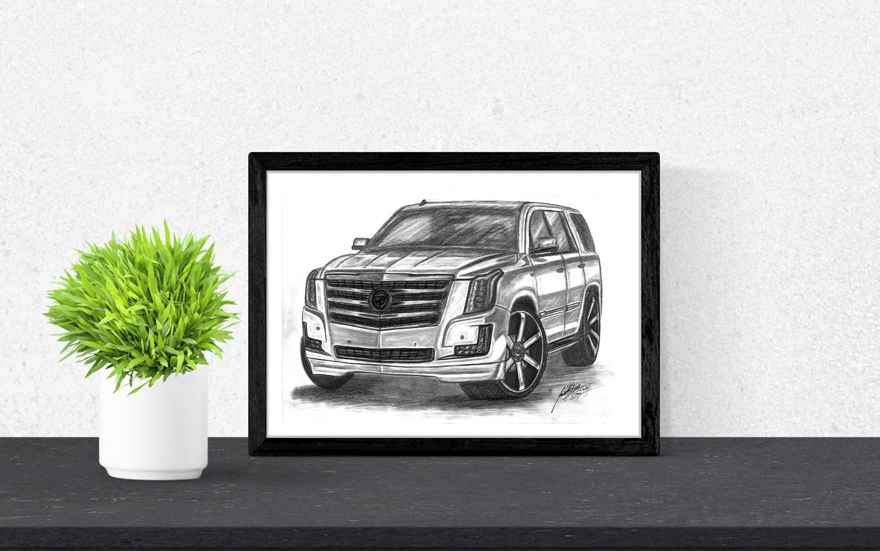 Cadillac Digital Download File, Decor Digital Home Decor Wall Art, fine ...