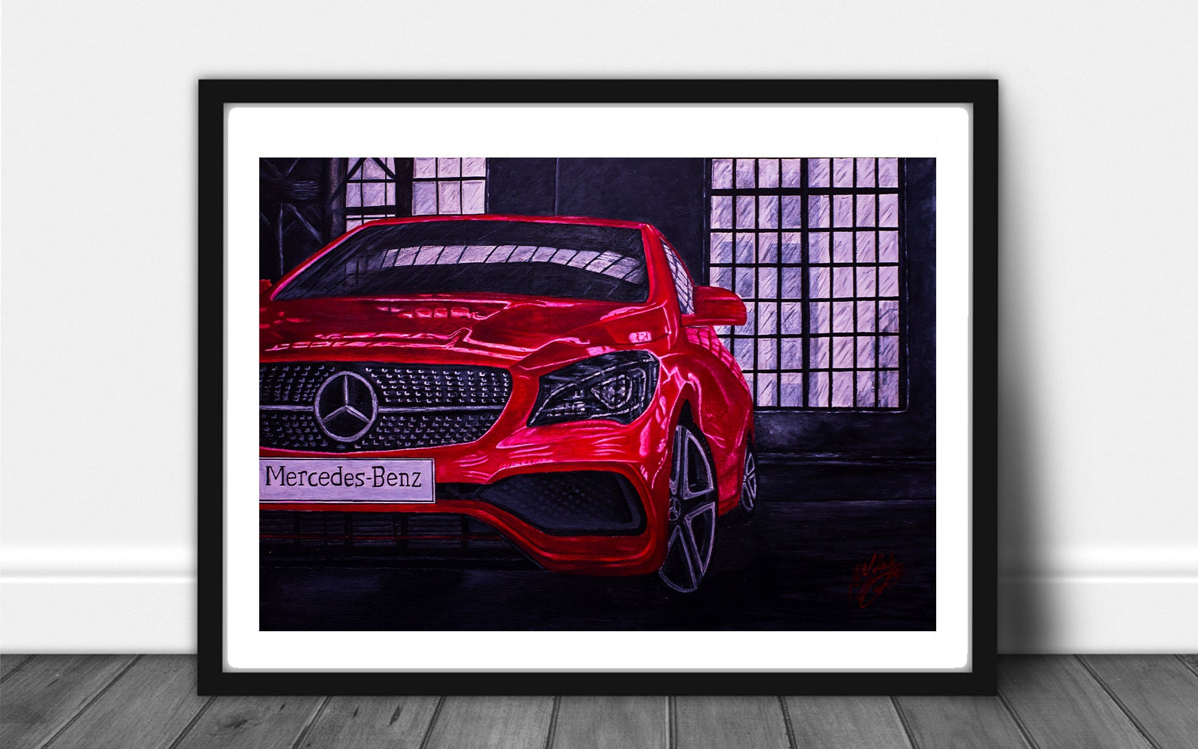 Mercedes Benz Digital Download File, Decor Digital Home Decor Wall Art ...