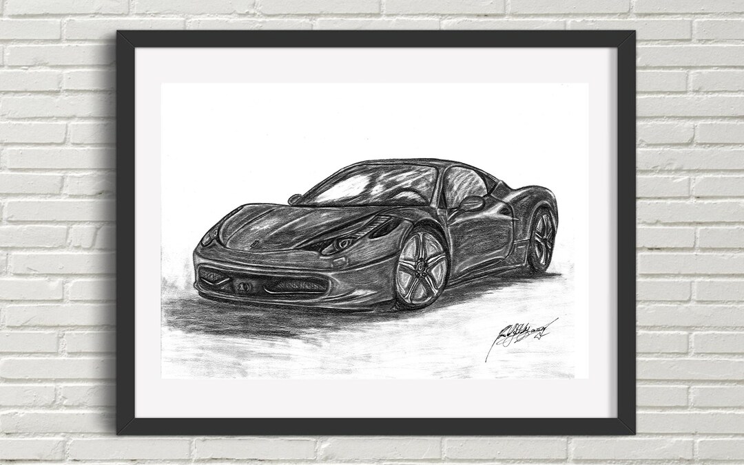 Ferrari Digital Download File, Decor Digital Home Decor Wall Art, fine ...