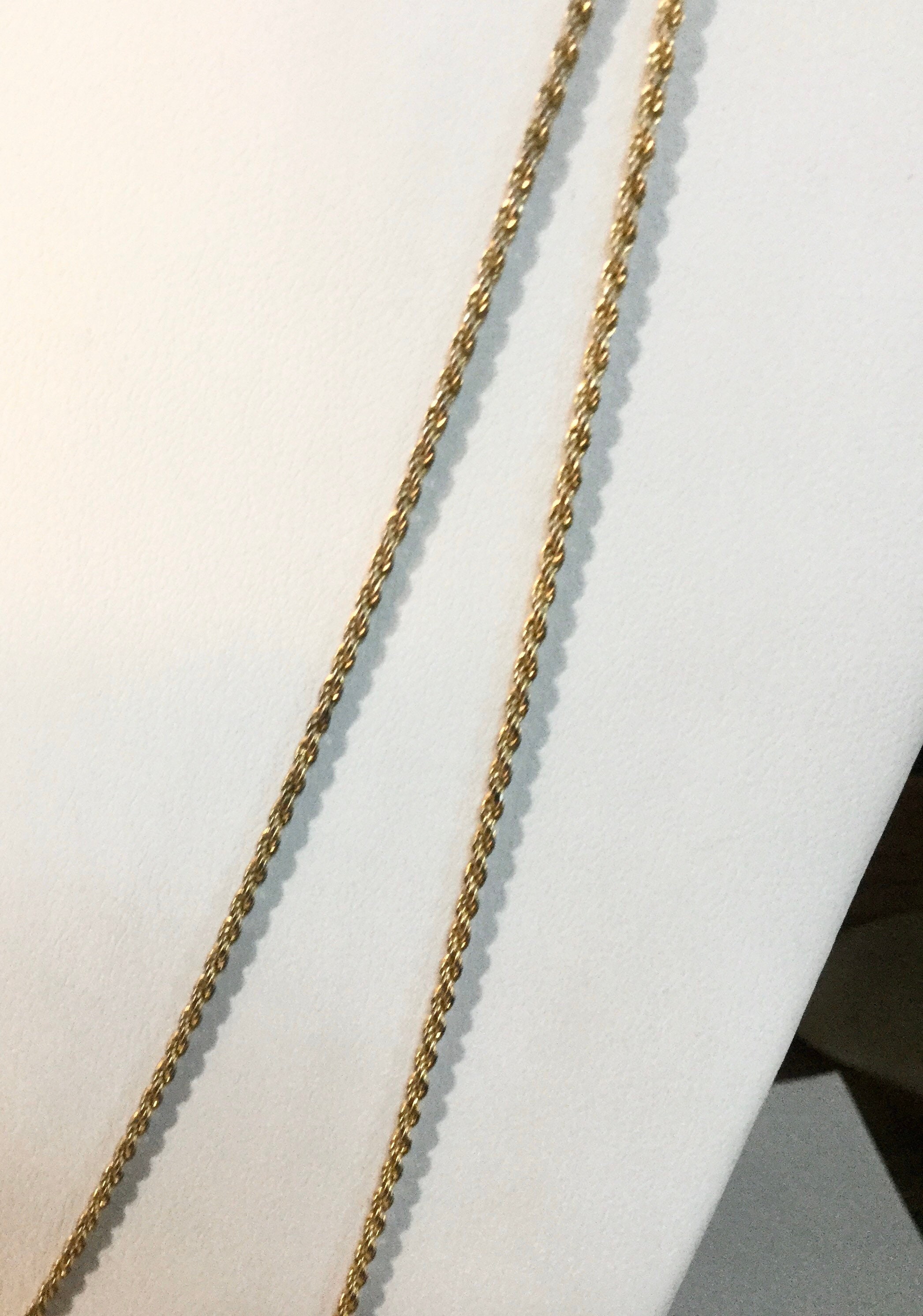 1960s Gold Filled Lavalier Chain with Victorian pearl Slide 10mm 2mm ...