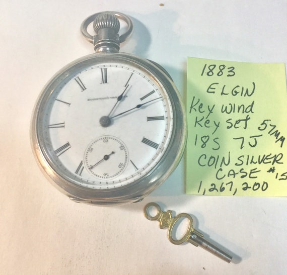 Key Wind Pocket Watches - KayesVintageJewelry