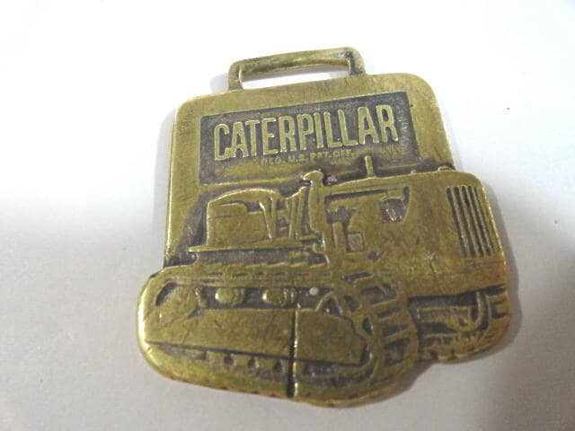Vintage Caterpillar Watch Fob Perkins-Eaton Machinery Co Springfield ...