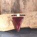 Ruby Necklace, Ruby Triangle Shaped Necklace, Gemstone Bar Necklace ...
