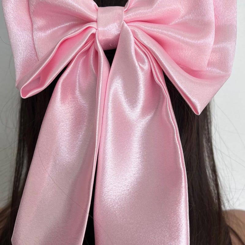 Large Pink Bow - Etsy