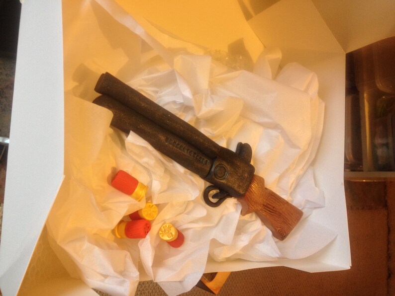 Large 10inch Gluten Free Edible Fondant Shotgun Shells and - Etsy Australia