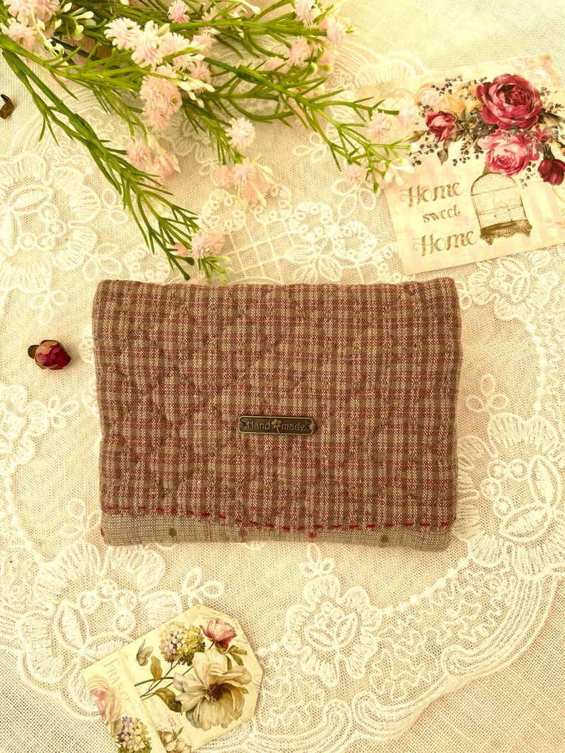Fabric Card Holder, Quilted Holder, Patchwork Wallet, Quilted Mini ...