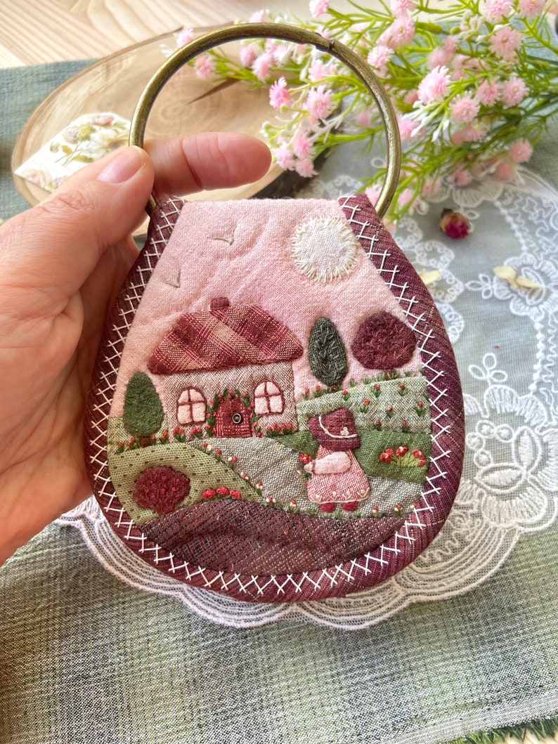 Designer Key Holder, Patchwork Fabric Key Holder, Key Organizer ...