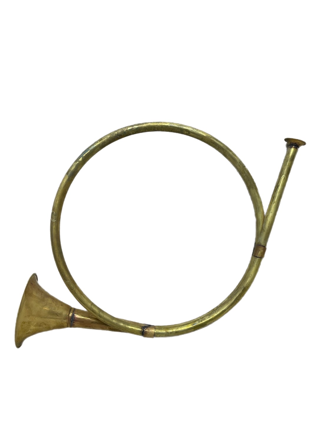 French Brass Hunting Horn - Etsy