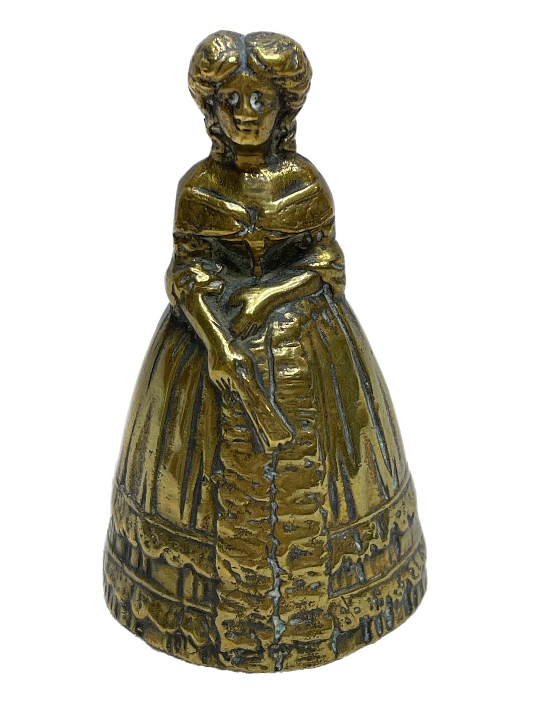 Colonial Woman Brass Bell - Etsy