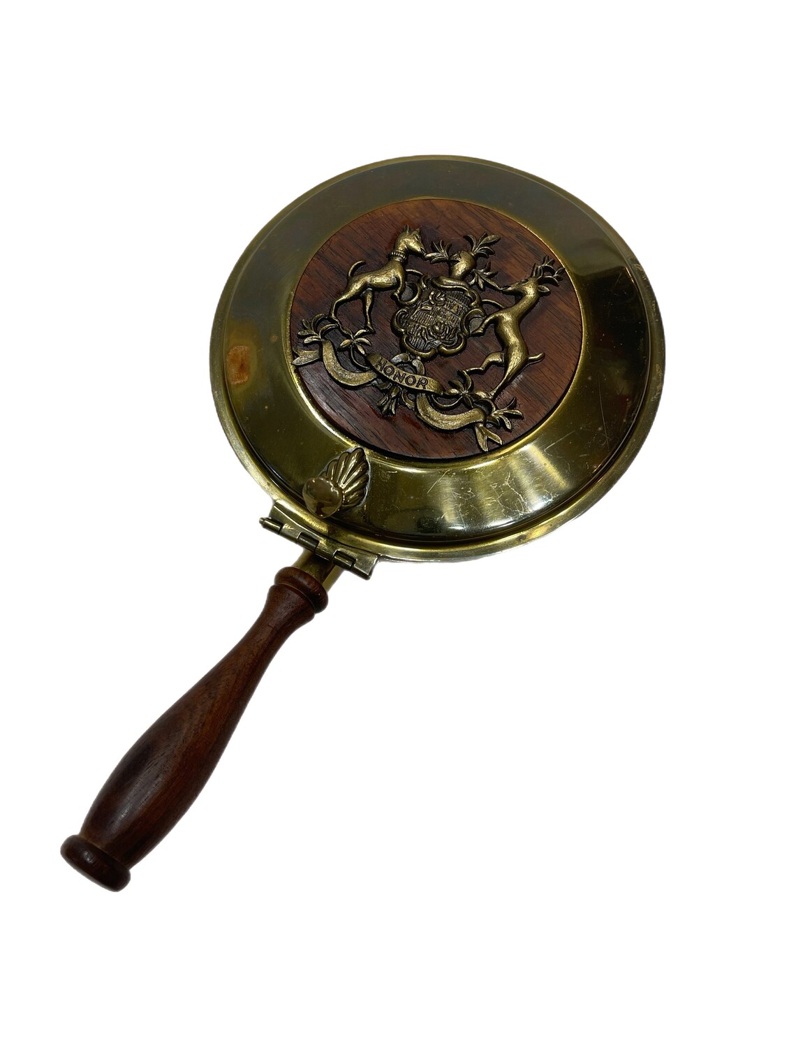 Made in Italy Brass Silent Butler Caddy With Teak and Brass HONOR ...