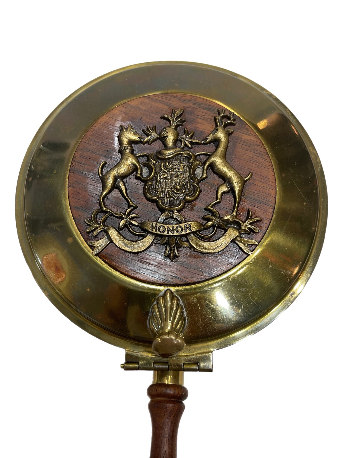 Made in Italy Brass Silent Butler Caddy With Teak and Brass HONOR ...