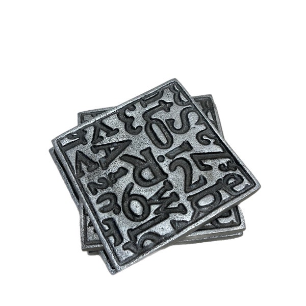 Pewter Letters - Etsy