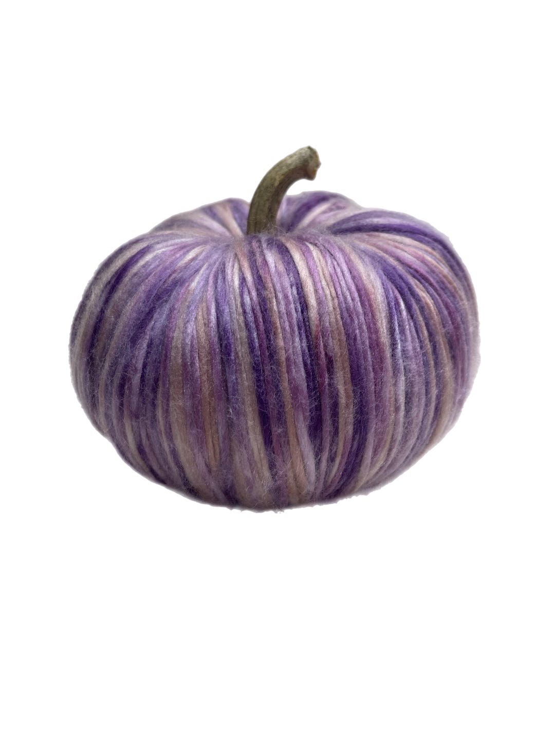 Purple Ombre Yarn Covered 3.5" X 5.5" Medium Pumpkin - Etsy