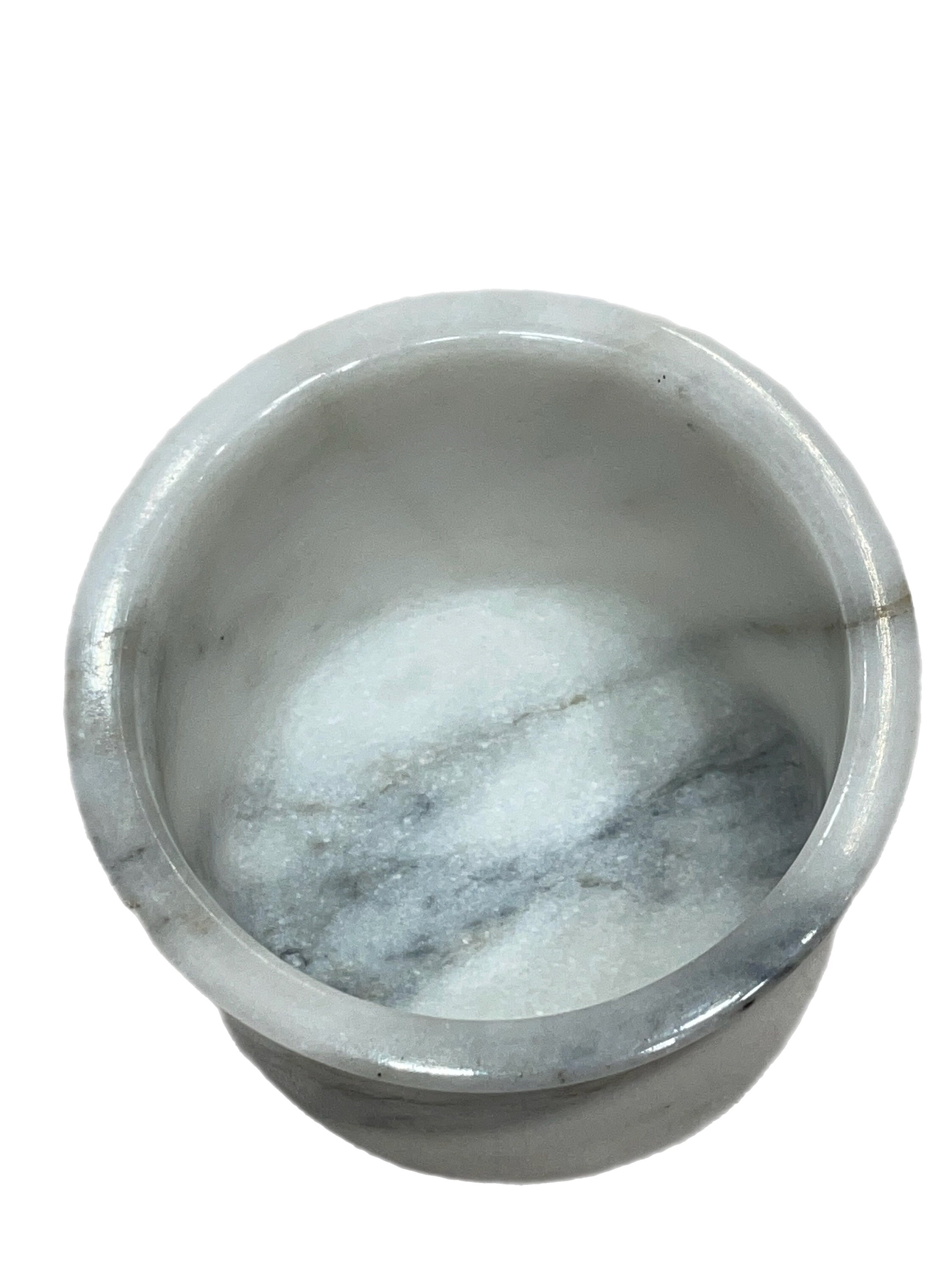 White and Grey Marble Butter Container - Etsy