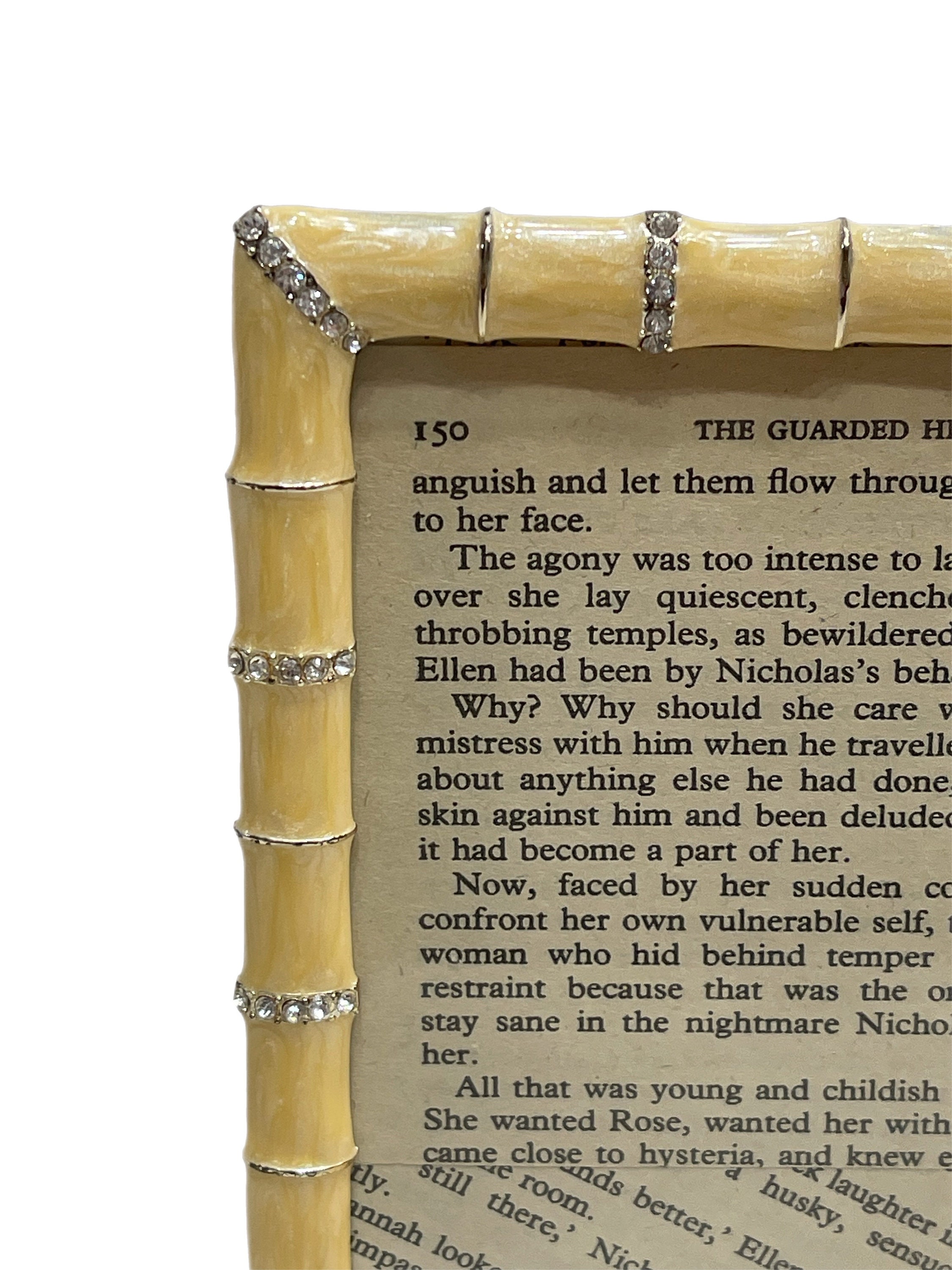 Cream Enamel Bamboo Frame - Etsy