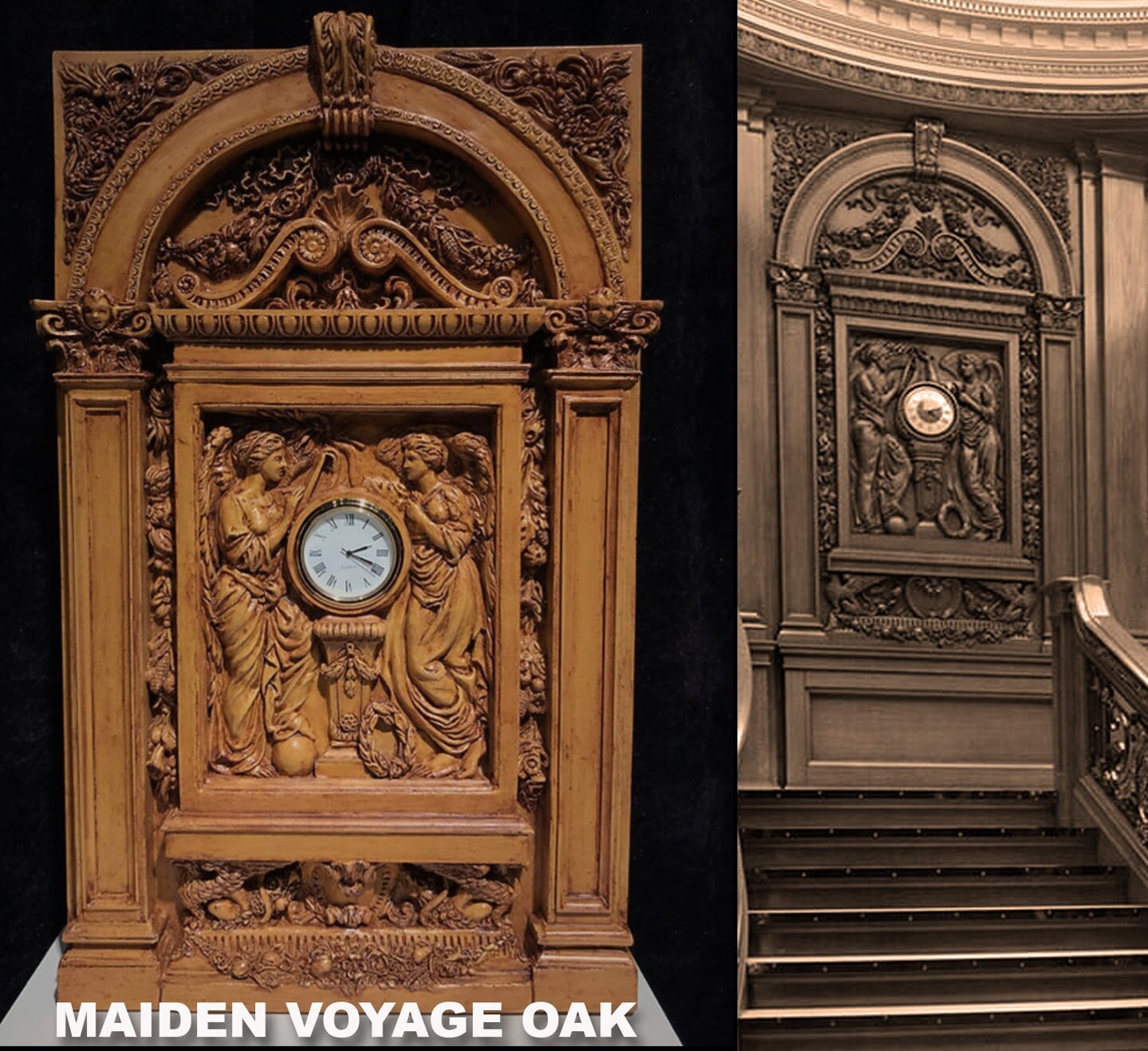 Titanic Clock With Architectural Surround - Etsy
