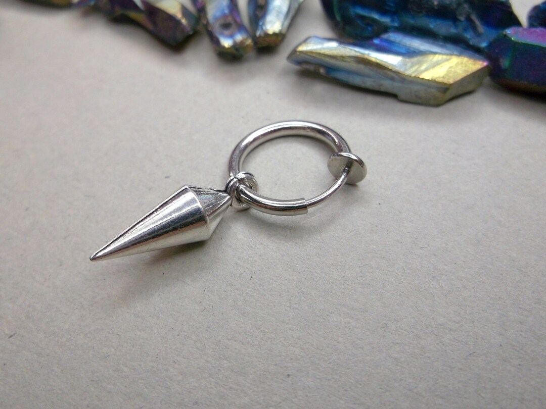 One Spike Clip-on Spike Clip-on Goth Spike Short Spike Clip-on Non ...