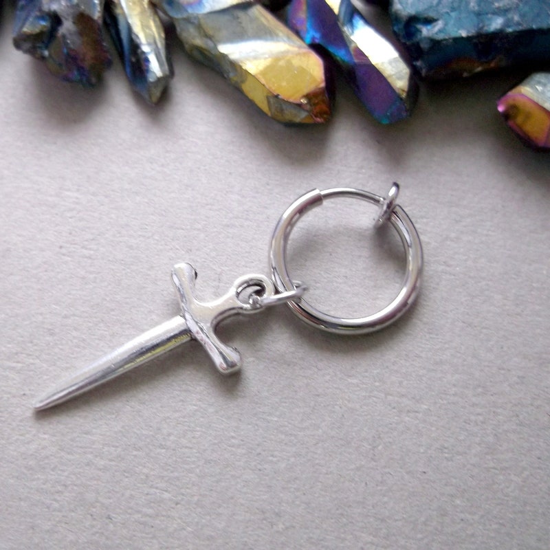 Sword Earrings - Etsy